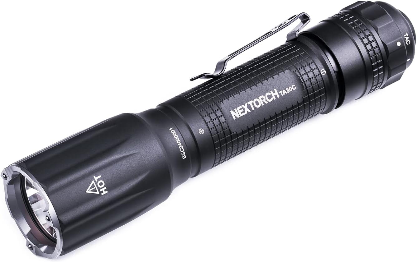 TA30C Tactical Flashlight High Lumens, 1600 Lumens Powerful Emergency ...
