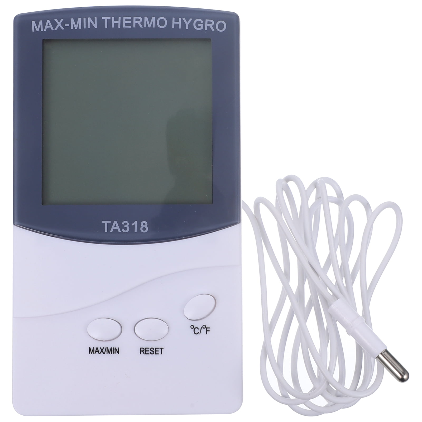 ibasenice Digital LCD Thermometer with White Plastic Appearance for ...