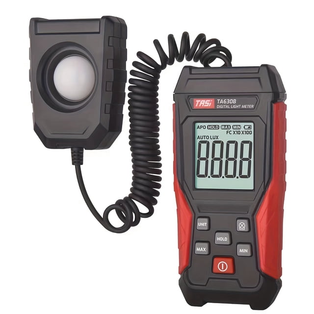 TA630B Digital Light Meter Illuminance Lux Meter Record LCD 0~200, 000 ...
