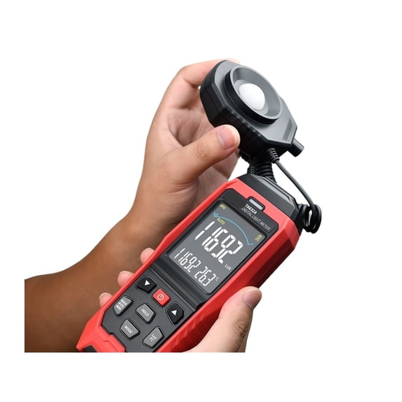 TA632A LCD Digital Light Meter Digital Lux Meter Handheld Illuminometer ...