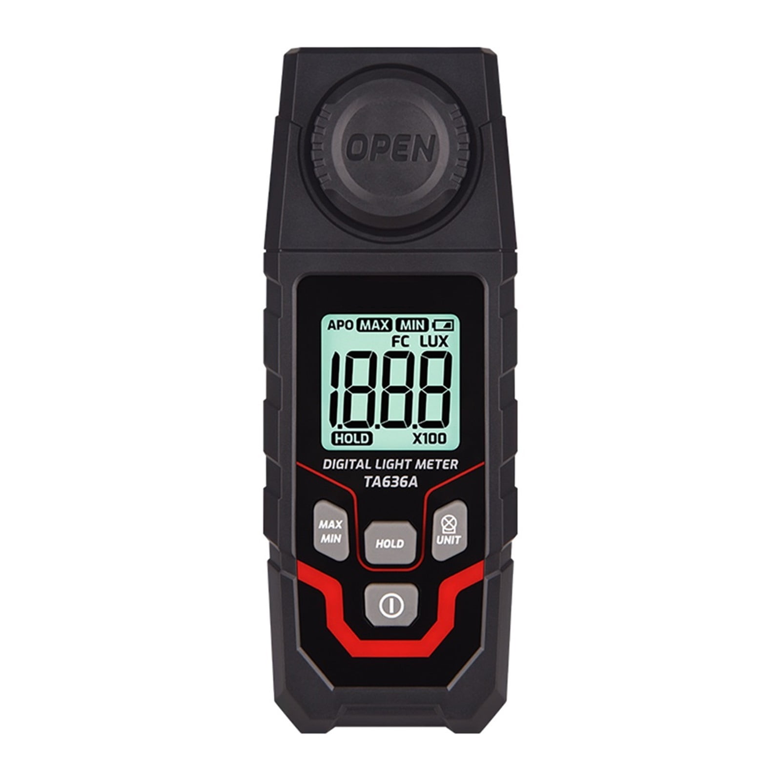 TA636A Digital Lux Meter Handheld Luxmeter Professional Luxometer ...