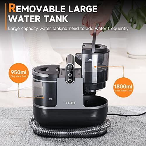 TAB R6 Portable Carpet Shampooer Machine Upholstery Pet Spot Cleaner ...