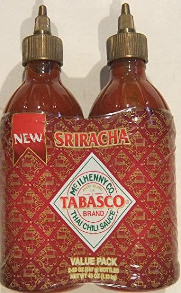 TABASCO Brand Sweet Sriracha Hot Sauce, Preservative Free, Dark Barrel ...