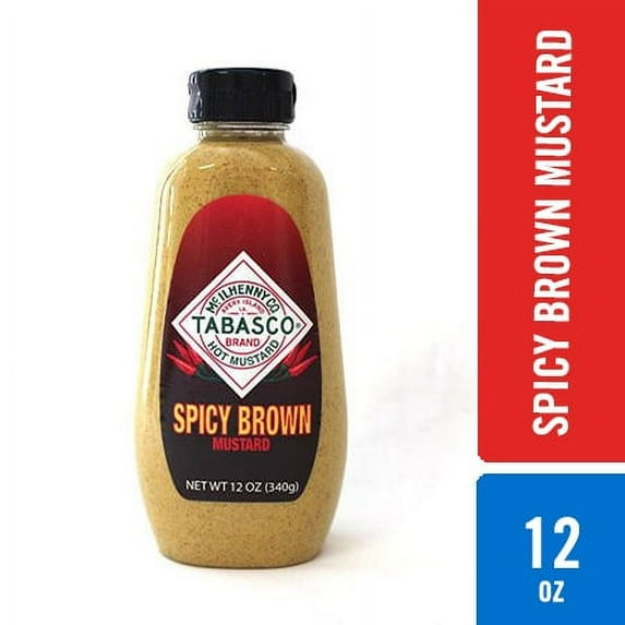 TABASCO Spicy Brown Mustard 12oz - Walmart.com