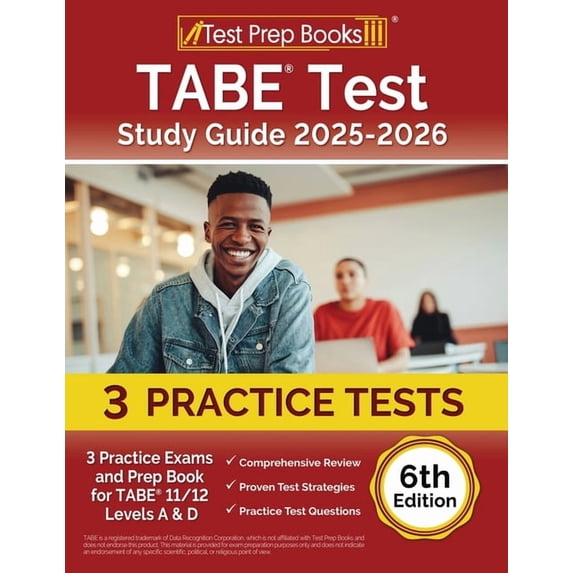 TABE Test Study Guide 2025-2026: 3 Practice Exams and Prep Book for ...