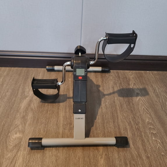 TABEKE Manual leg exercisers Mini Leg Exercise Bike with Digital ...
