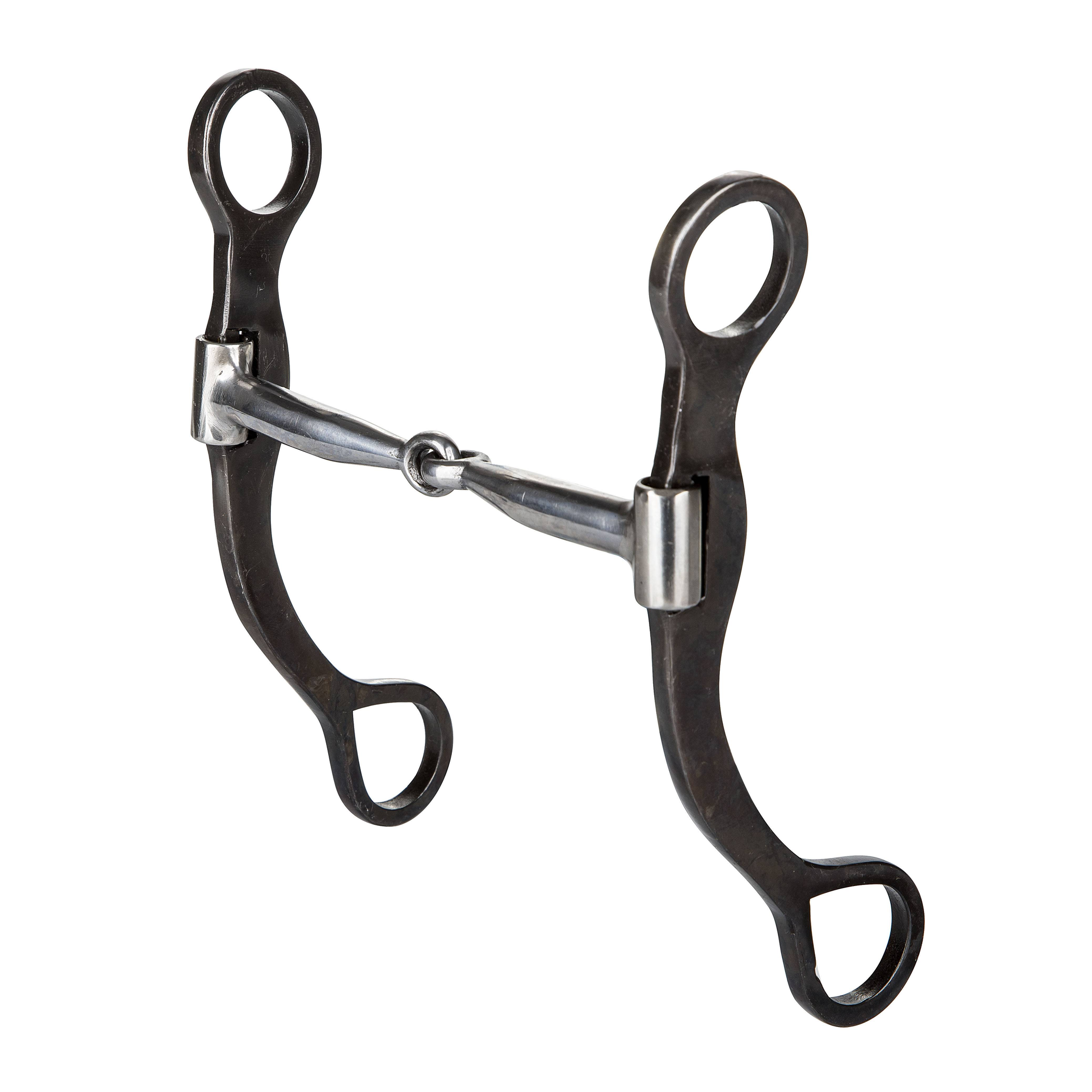 TABELO Plain Cheek Snaffle Bit[ 5" Light Black ] - Walmart.com