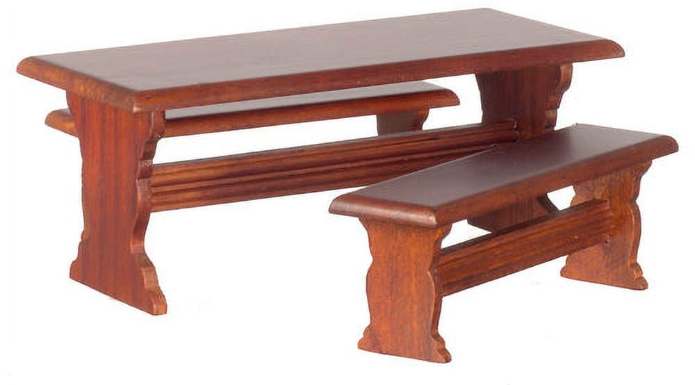 TABLE/2 BENCHES/CB Miniature Scale - Walmart.com
