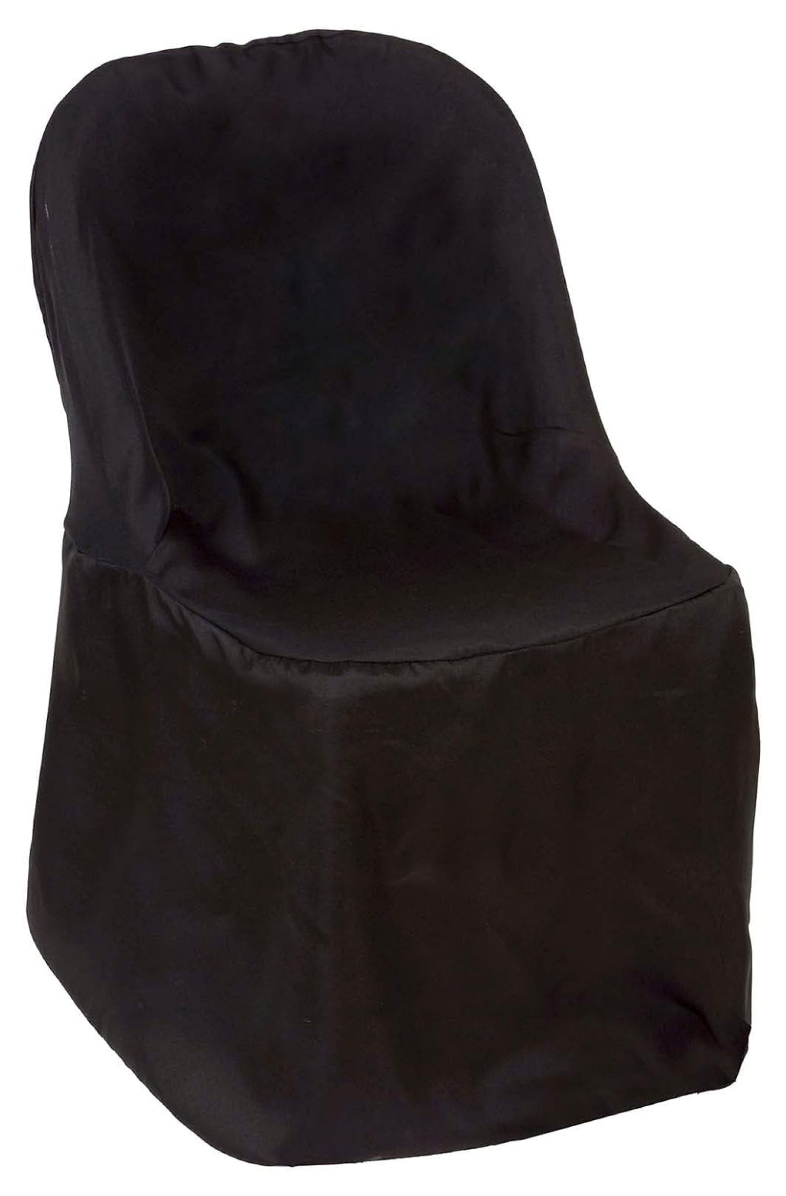 TABLECLOTHSFACTORY Black Folding Chair Cover-Flat-Pack of 5 - Walmart.com