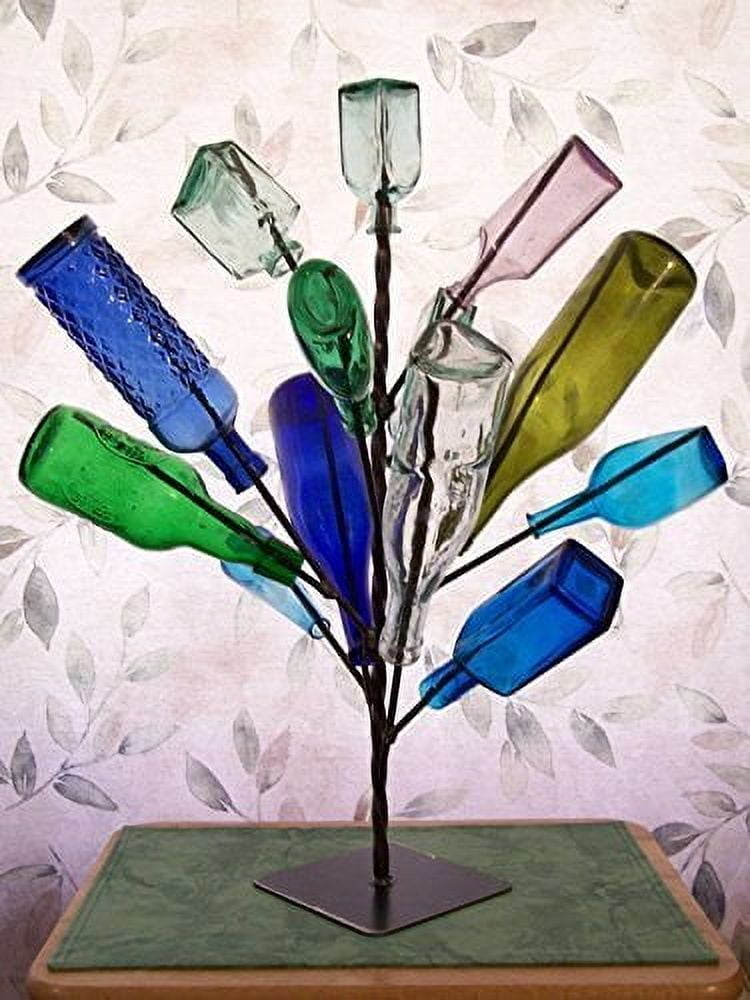 TABLETOP Southern BOTTLE TREE for Table, Porch or Balcony FREE-STANDING ...