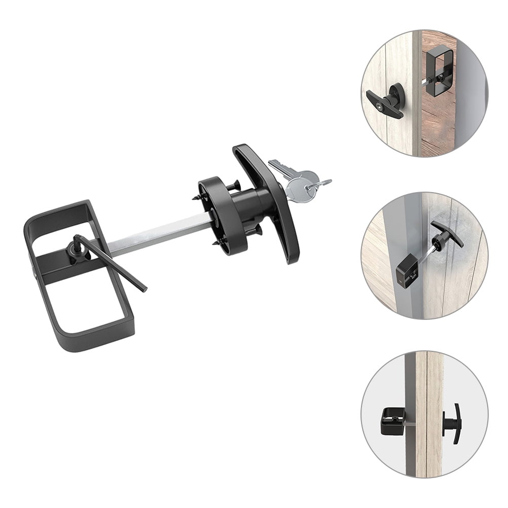 TABLETREANDS 1 Set POM Barn Door Lock Set for Home Use 7.4X3.9X1.4in ...