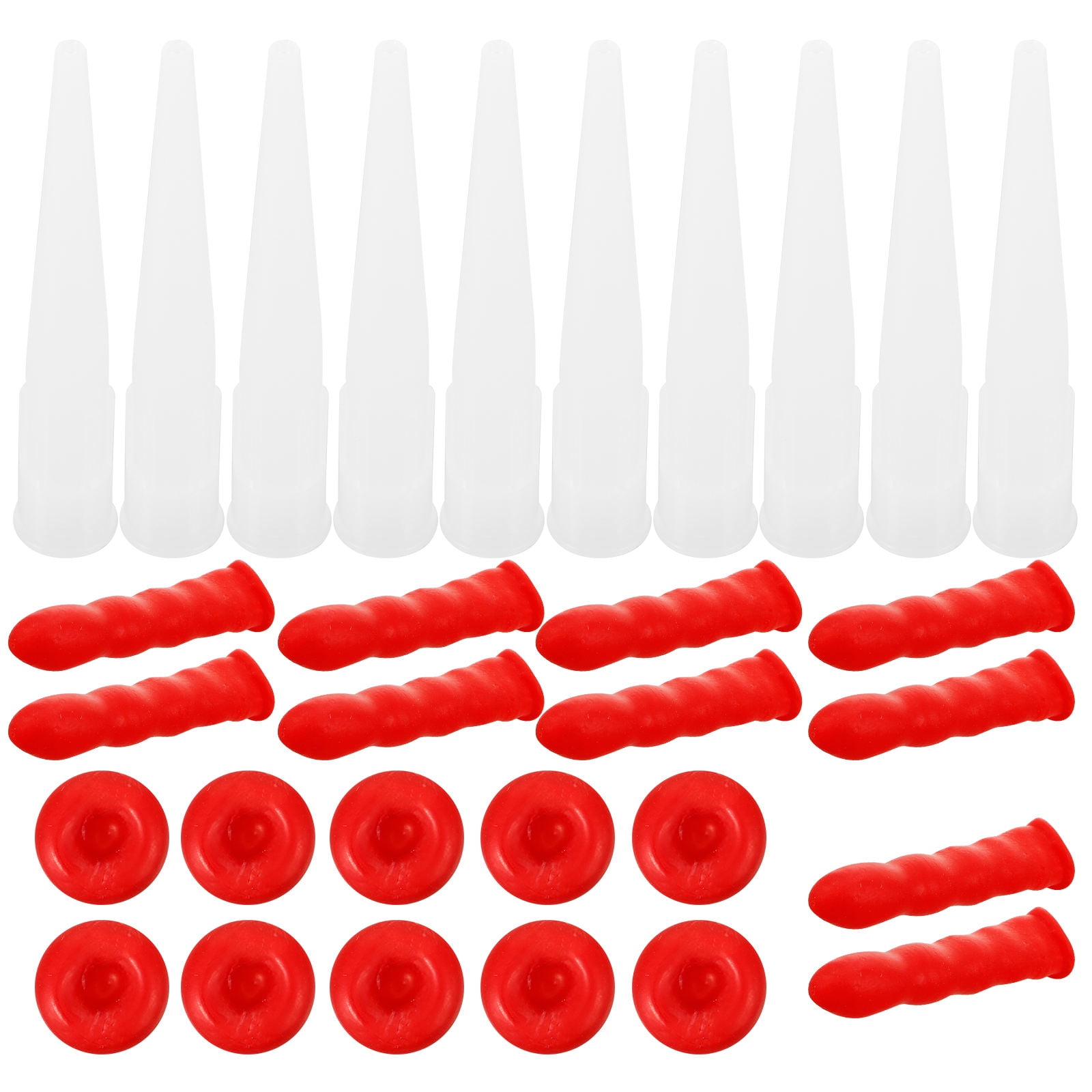 TABLETREANDS 10 Caulk Caps Assorted Color Drying Prevention Caulk ...