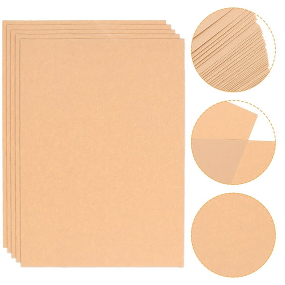 TABLETREANDS 100 Sheets Kraft Paper Sheets Assorted Color A4 Kraft ...