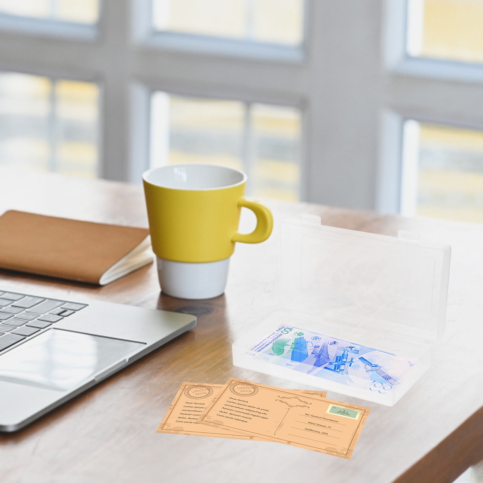 TABLETREANDS 100 x Banknotes Bags Transparent Banknotes Bags for ...