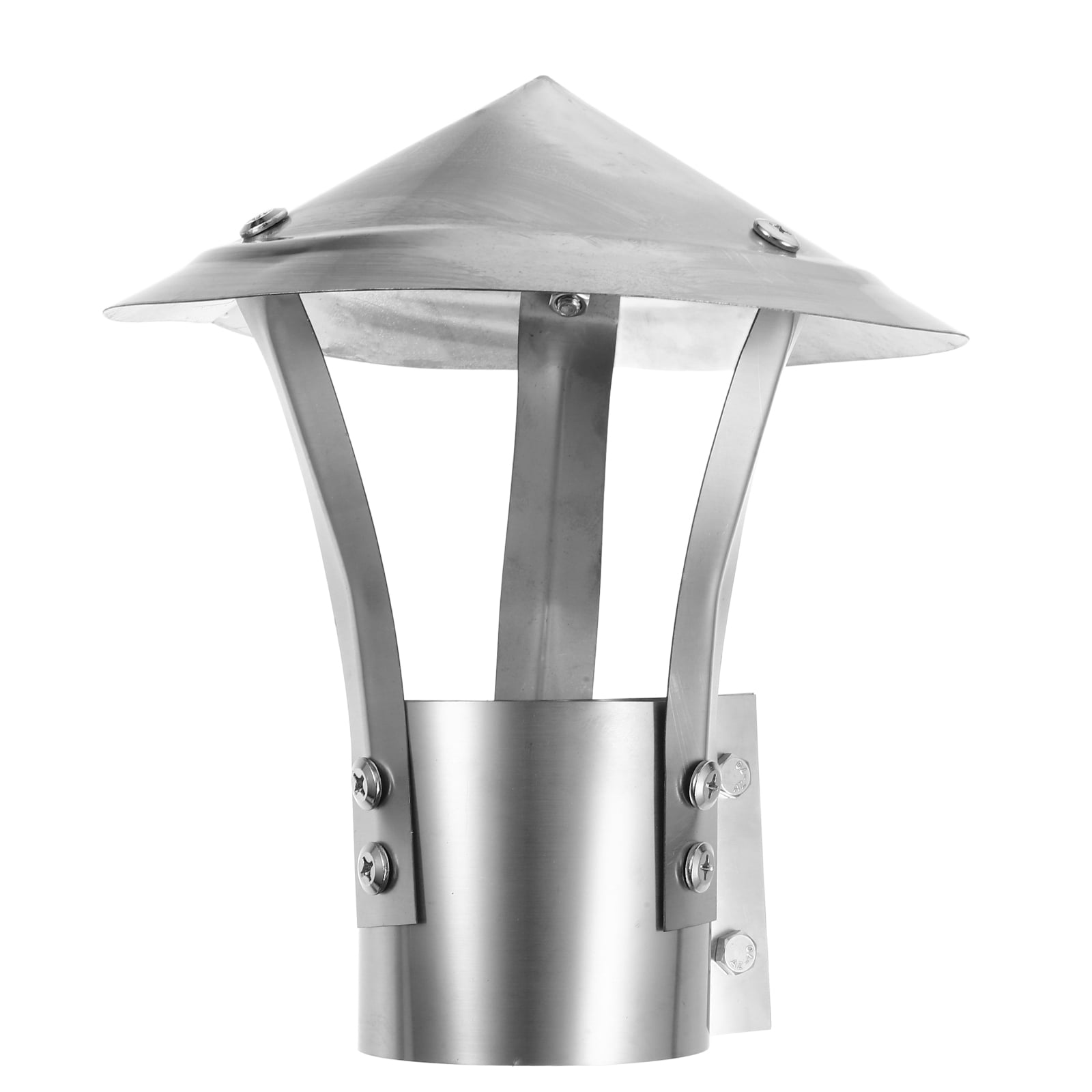 TABLETREANDS 1Pack Silver Round Chimney Caps for Outside Fireplaces and ...