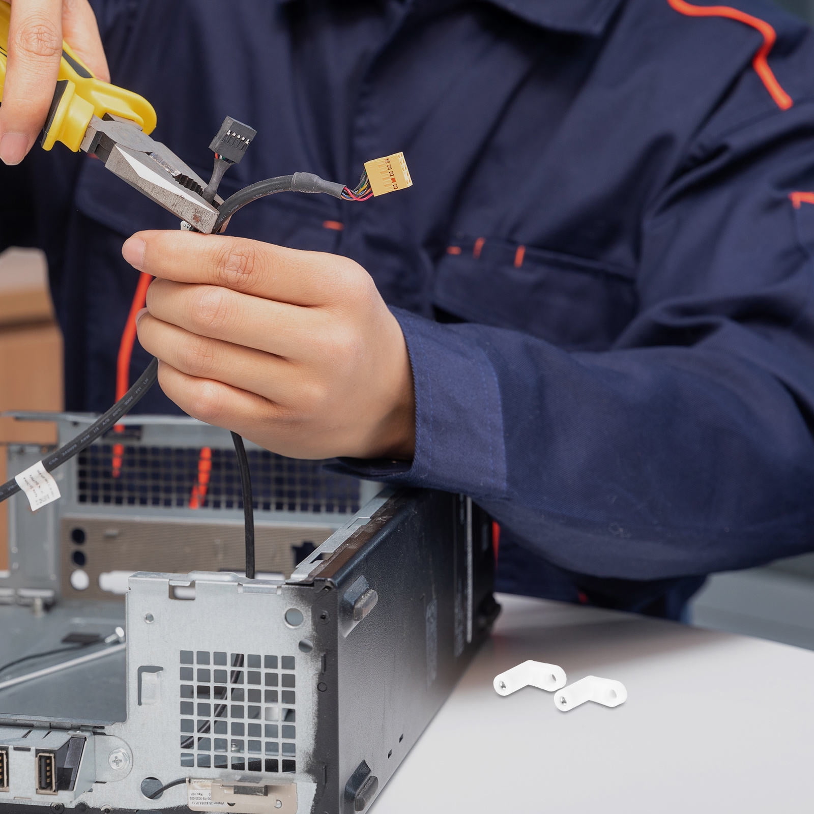 TABLETREANDS 20Pcs L Shape Plastic Circuit Board Standoffs For Shelves ...