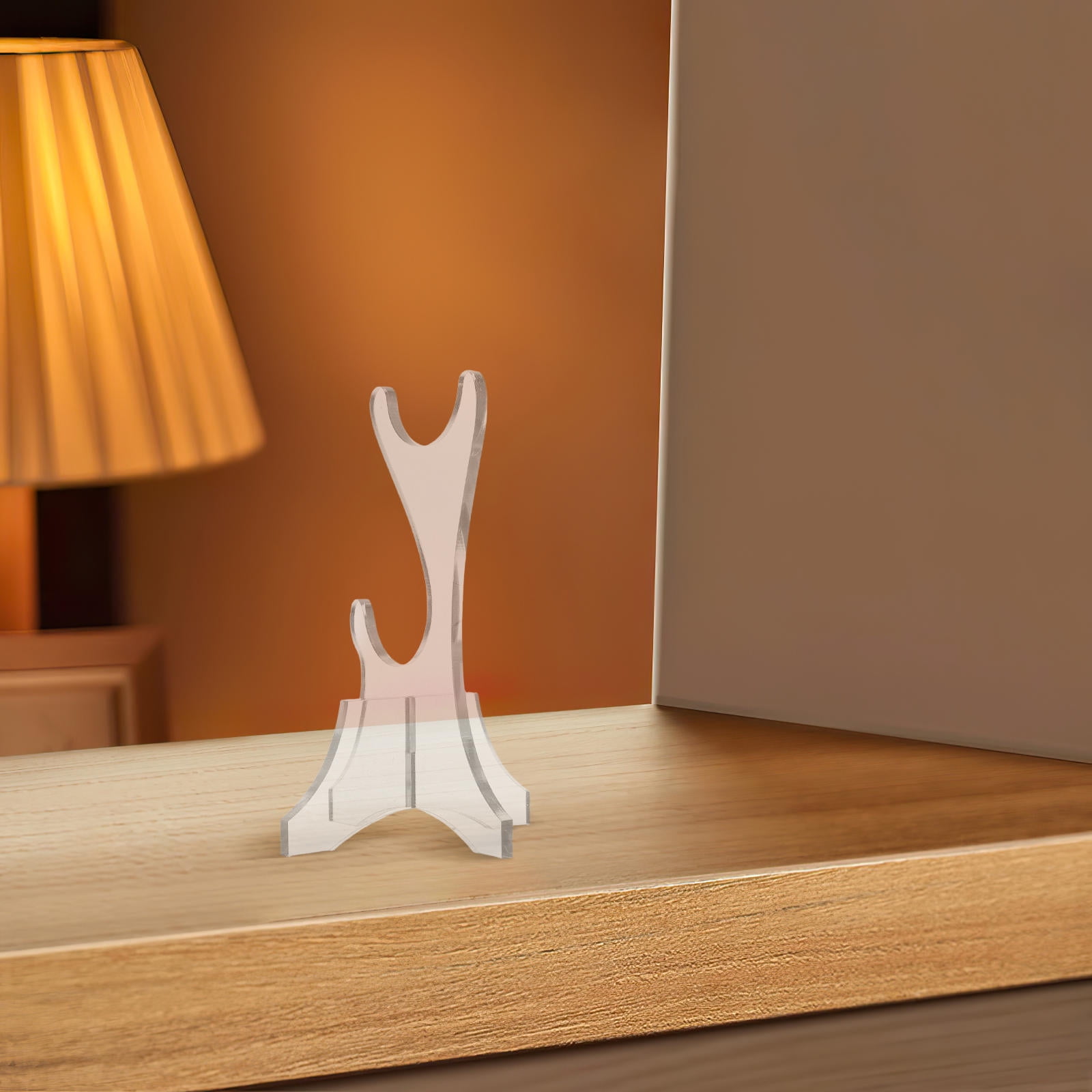 CATIEBYE Acrylic Sword Display Stand Transparent Desktop Organizer 2Pcs ...