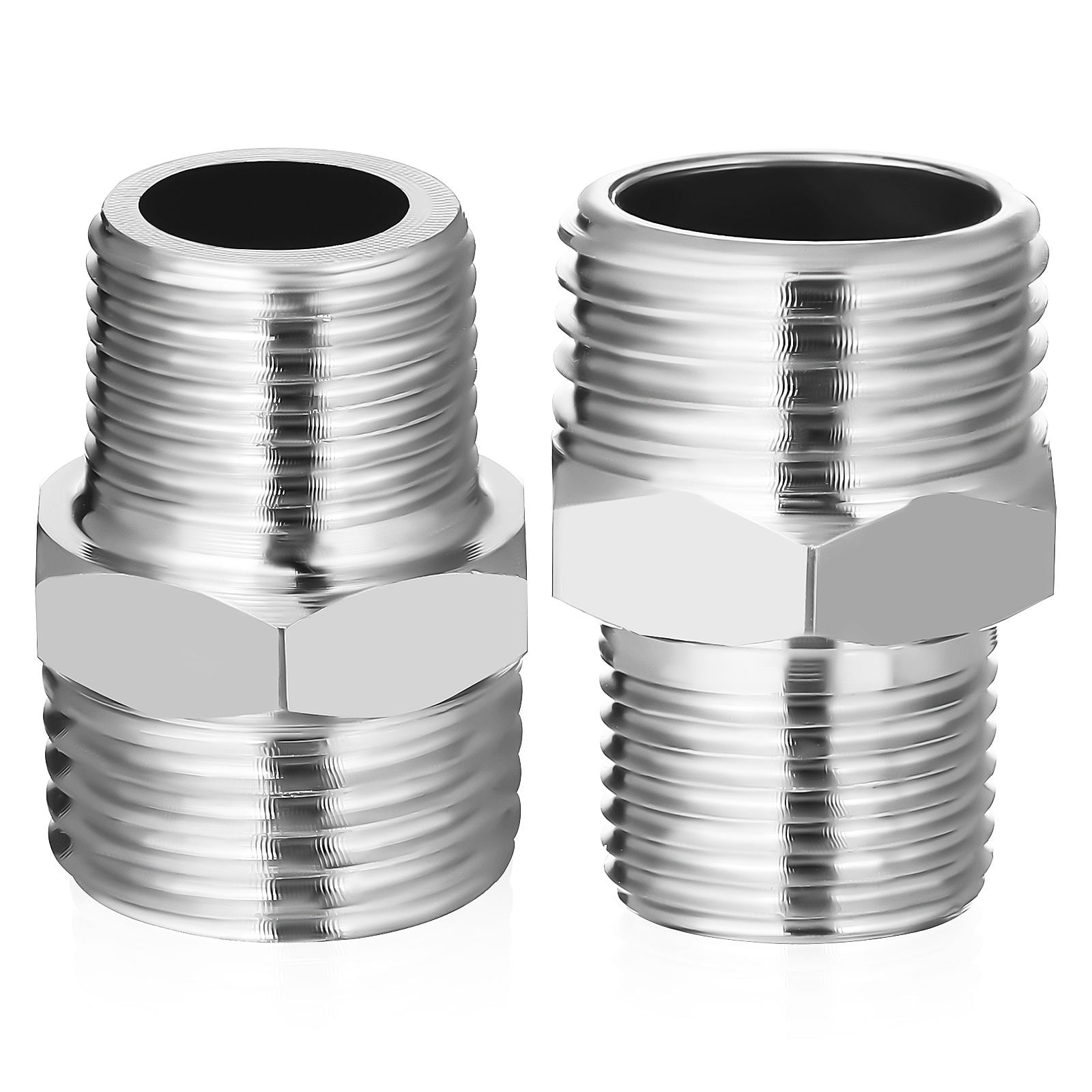 TABLETREANDS 2Pcs Faucet Adapter for Water Pipes with Male To Male ...
