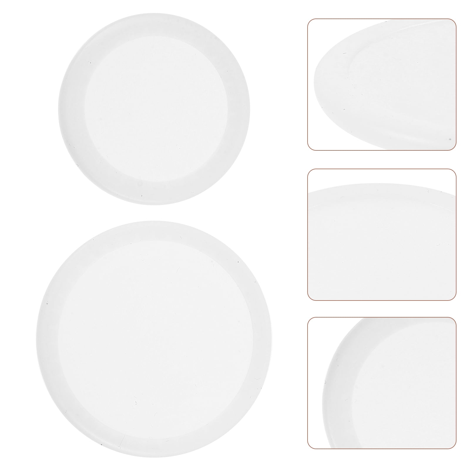 TABLETREANDS 2Pcs Non-medical Stethoscope Diaphragm Round White Pvc For ...