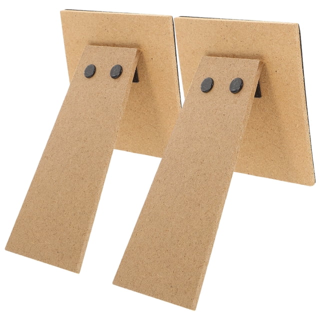 TABLETREANDS 2-Pack Khaki Picture Frame Easel Stand Trapezoidal ...