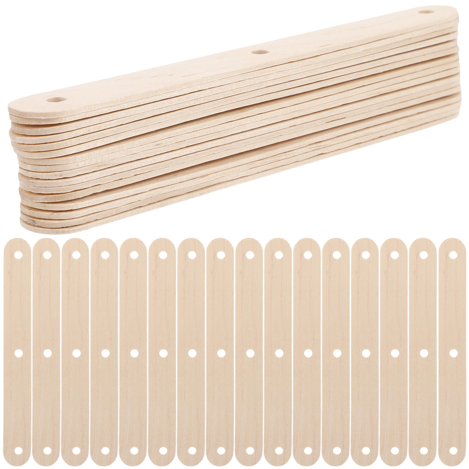 TABLETREANDS 50Pcs Bulk Popsicle Sticks Beige Wood Ice Cream Sticks for ...