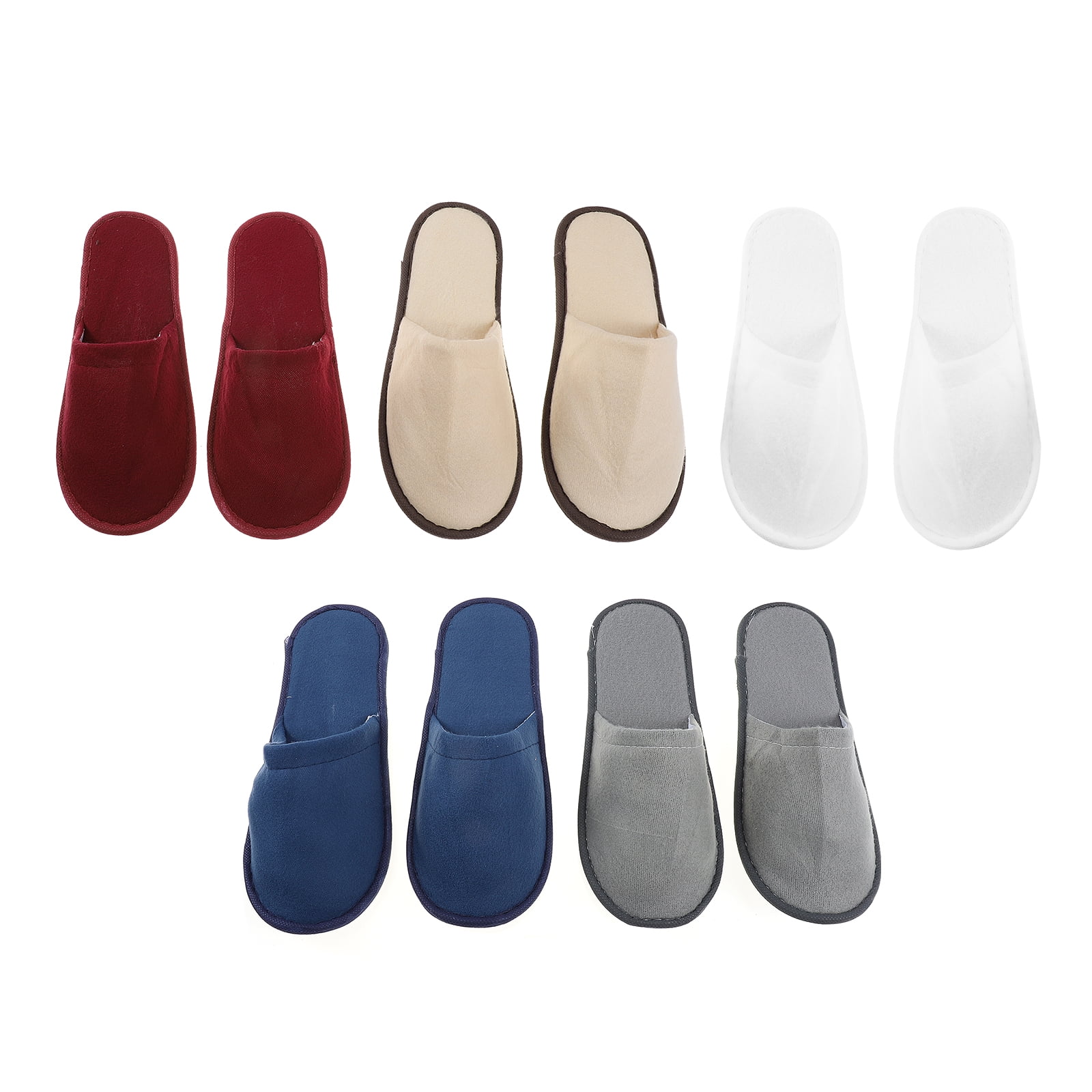 TABLETREANDS Guest Slippers EVA Disposable Slippers Hotel Stay 5Pairs ...