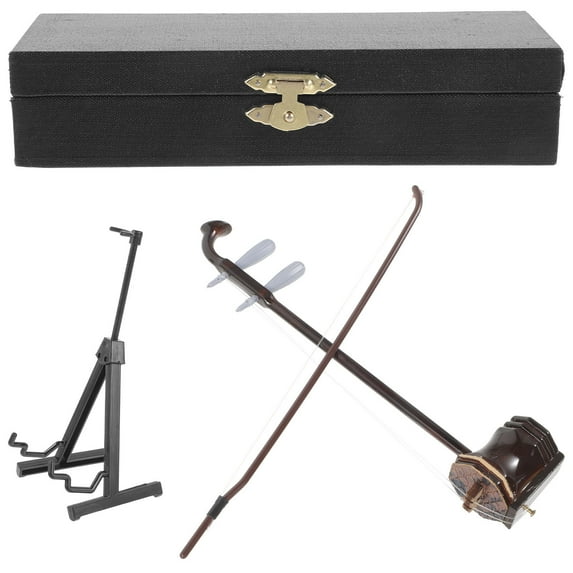 TABLETREANDS Miniature Instruments Miniature Wooden Erhu Assorted Color ...
