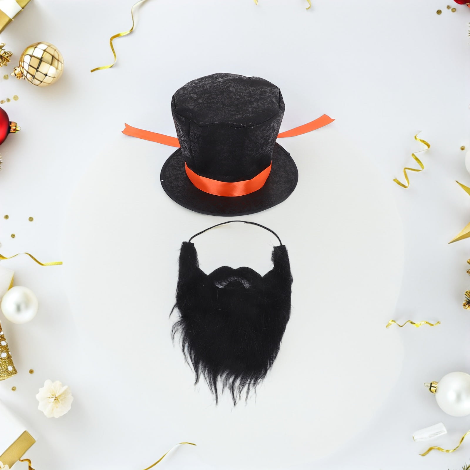 TABLZONE 1 Set Black Round Top Hat Stage Performance Accessory for ...