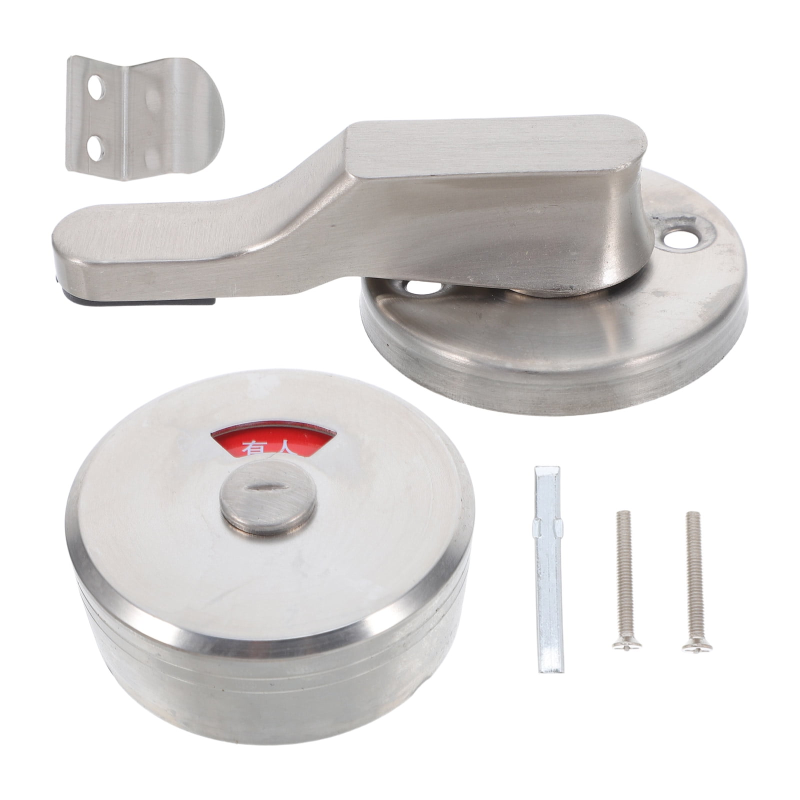 TABLZONE Toilet Door Lock Durable Stainless Steel Clear Indicator for ...