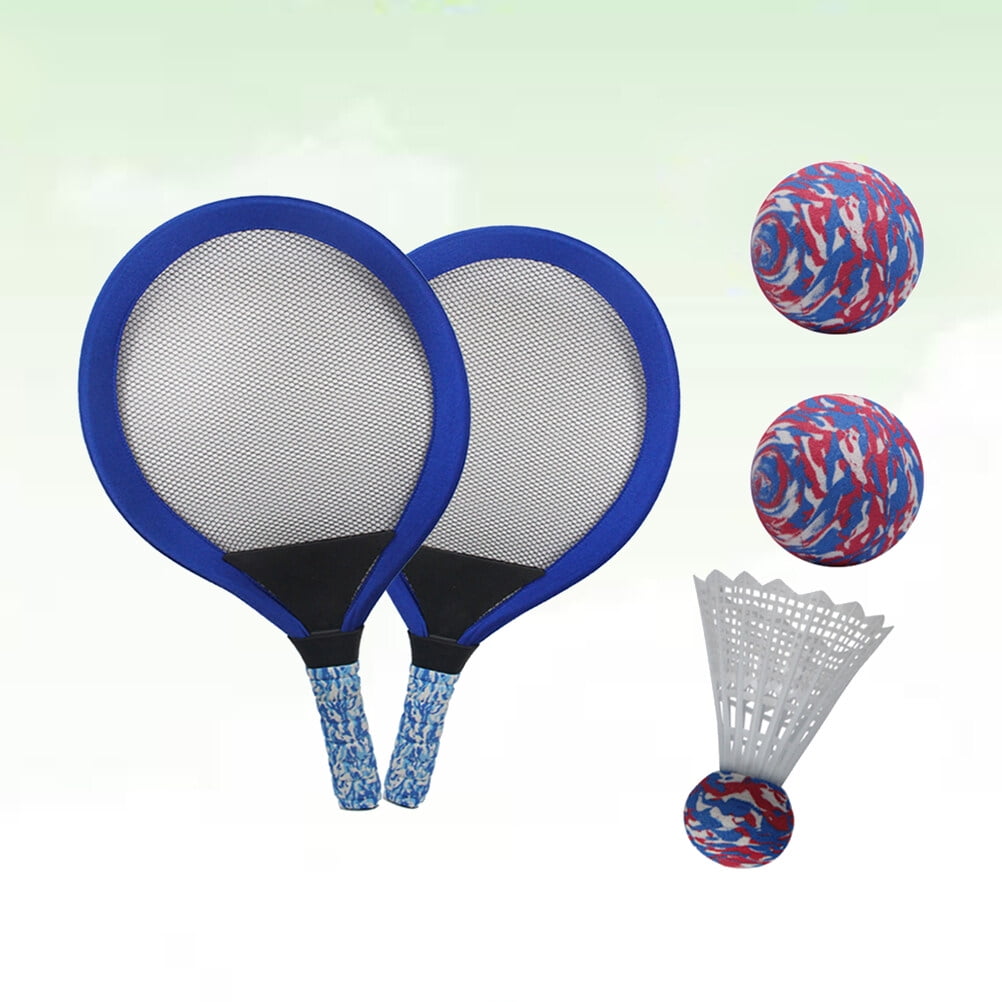 TABLZONE 1Pair Tennis Rackets Eva Soft Grip Assorted Color for Beginner ...