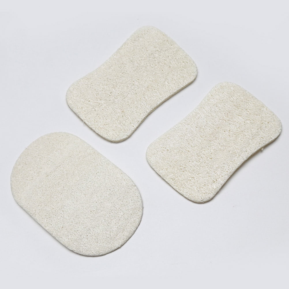 TABLZONE Natural Loofah Scouring Pads Set for Kitchen Cleaning and ...