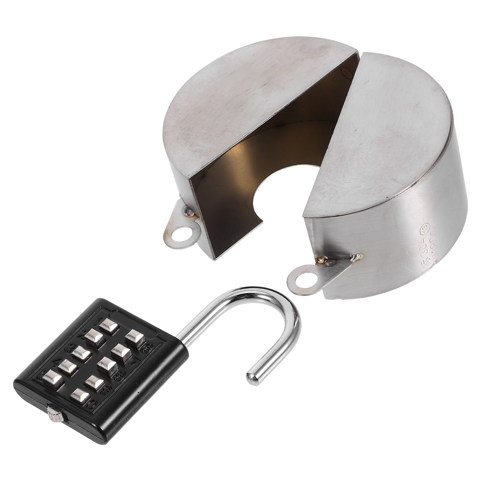 TABLZONE Outdoor Water Faucet Lock Cover, Stainless Steel Anti-Theft ...