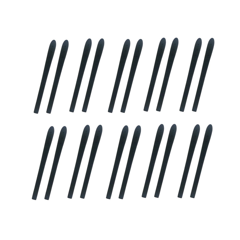 TABLZONE 10 Pair Glasses Sleeve Retainer Silicone Black for Travel and ...