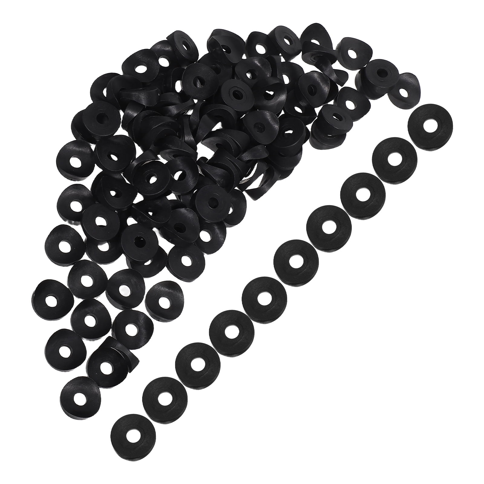 TABLZONE 100 Pcs Chair Leg Plug Replacements Black Plastic Foot Cover ...