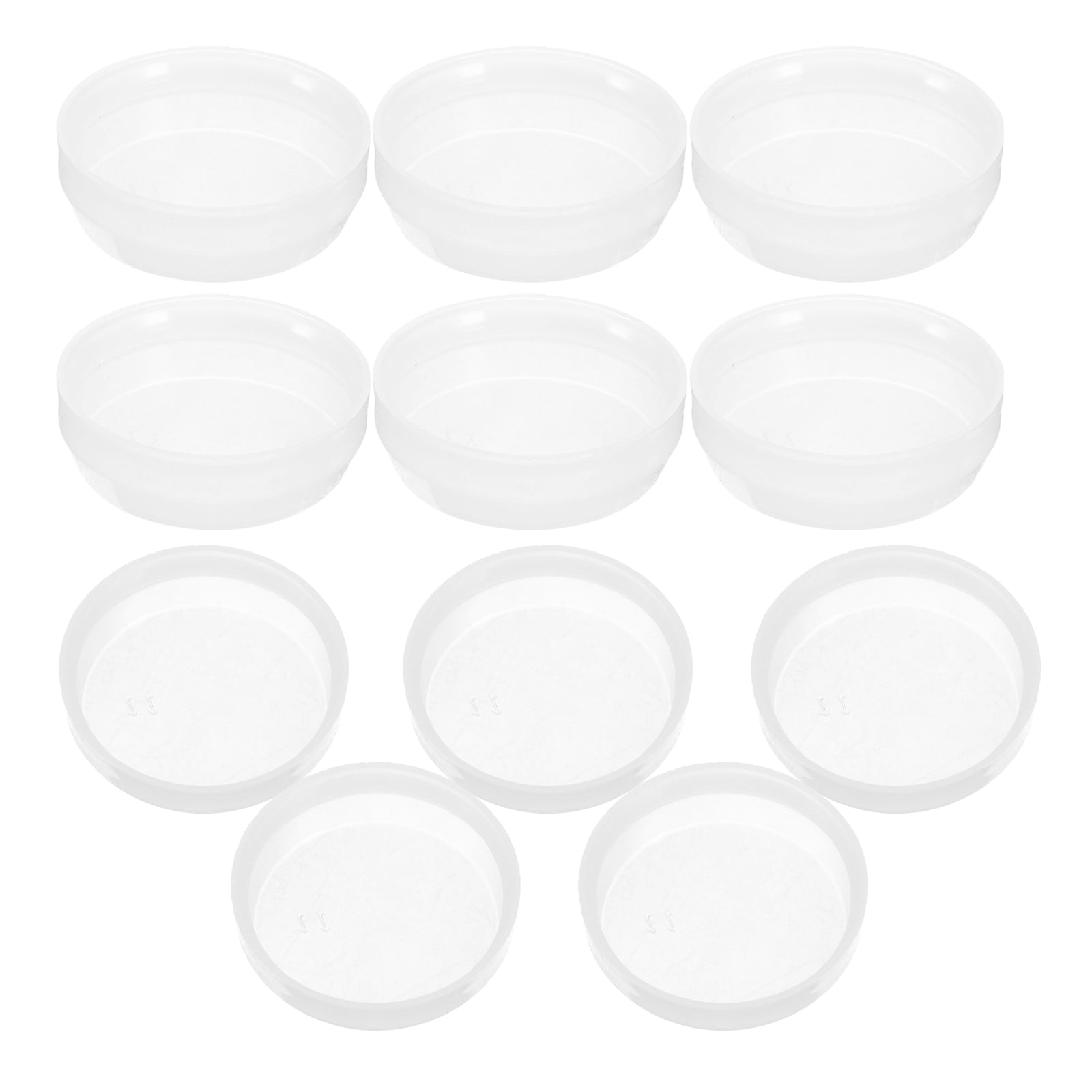 TABLZONE 100Pcs Transparent Plastic Drum Seal Lids Dust Covers for ...