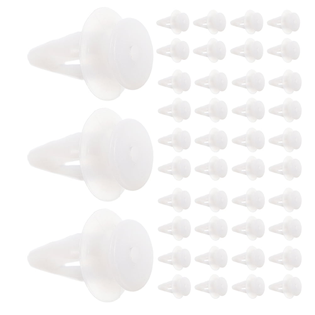 TABLZONE Vehicle Trim Clips Car Door Panel Clip 100Pcs Plastic White ...
