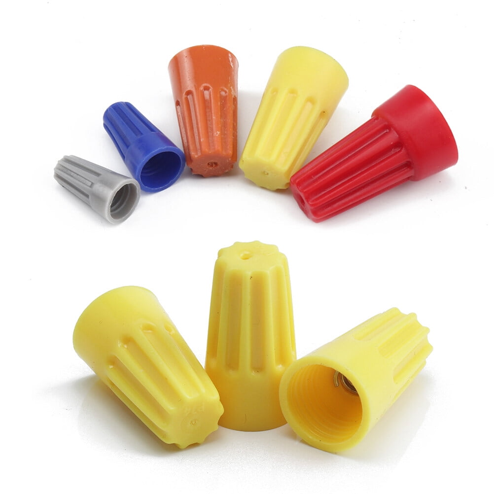 TABLZONE 102Pcs Durable PVC Insulated Spring Insert Wire Connectors for ...