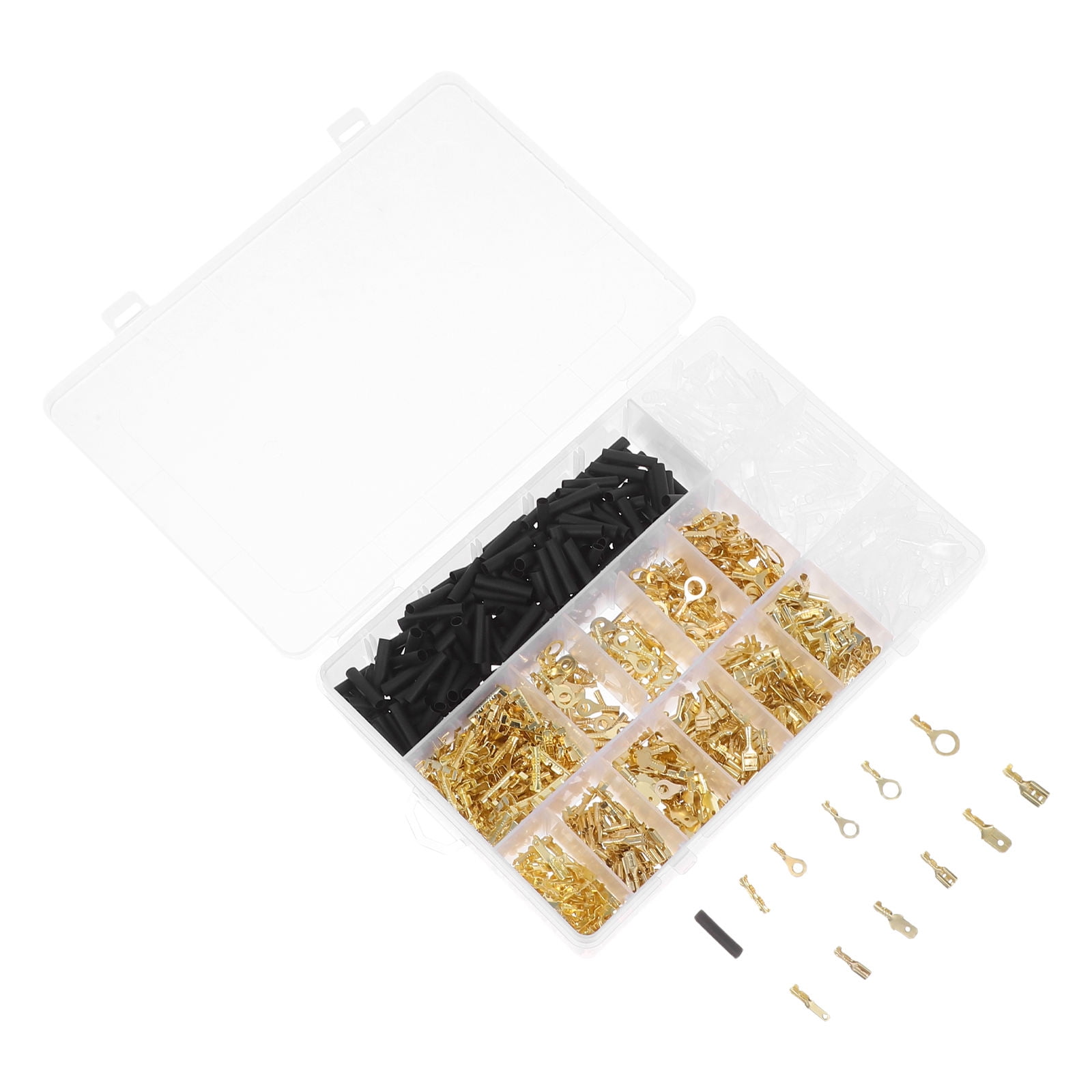 TABLZONE Crimp Wire Connectors Golden Brass for Electrical Wiring with ...