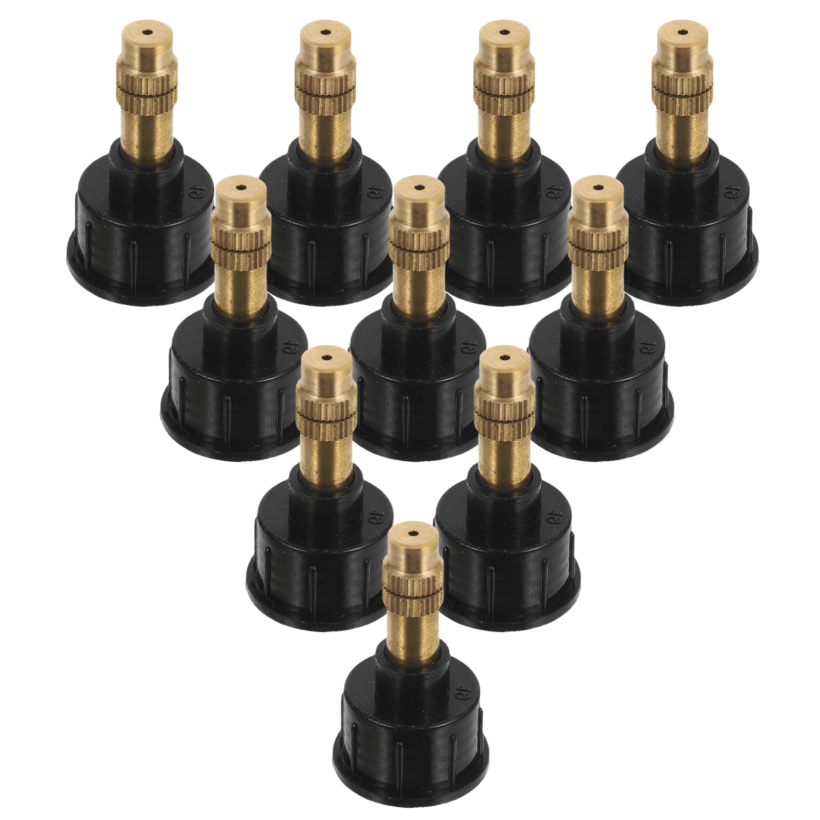 TABLZONE 10PCS Black Pump Pressure Sprayer Caps with Spray Nozzle ...