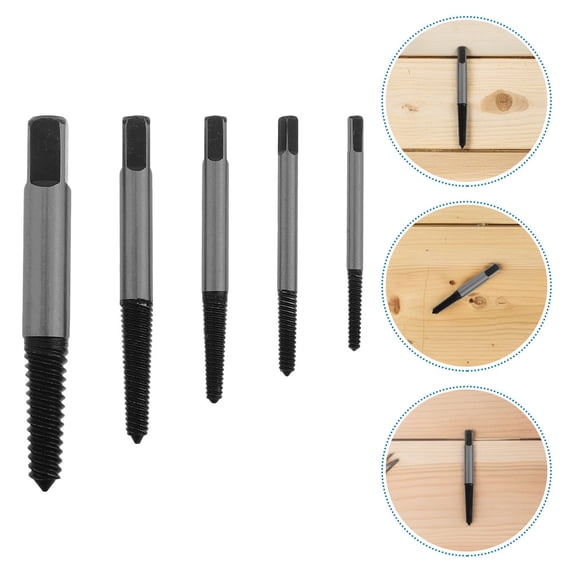 TABLZONE Damaged Screw Extractor Set Durable Steel for Various Repairs ...