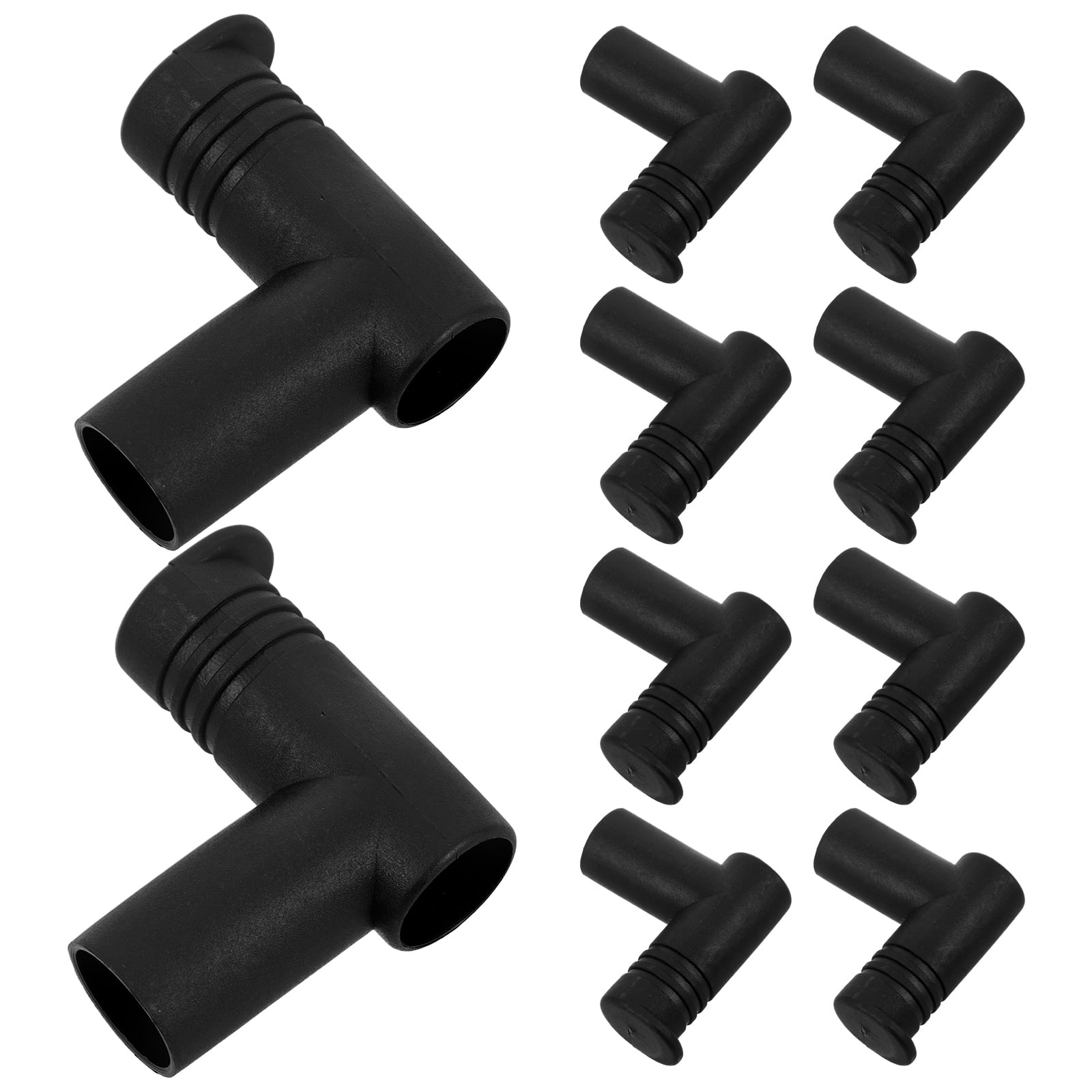 TABLZONE Clothes Rack Kit Plastic Connector Right Angle 10Pcs - Walmart.com