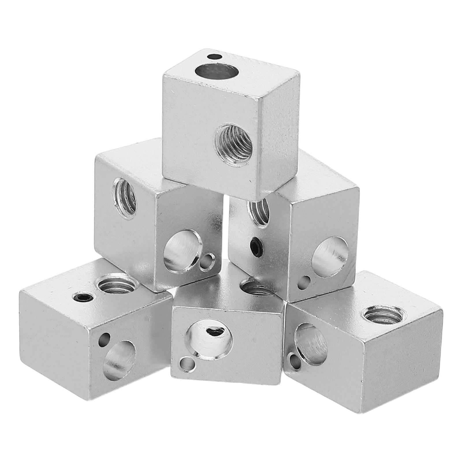 TABLZONE 10Pcs Durable Aluminum Extruder Heating Blocks for 3D Printer ...