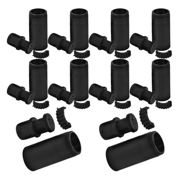 TABLZONE Sturdy Black Mop Handle Locks, Universal Fit, Smooth Rotation ...