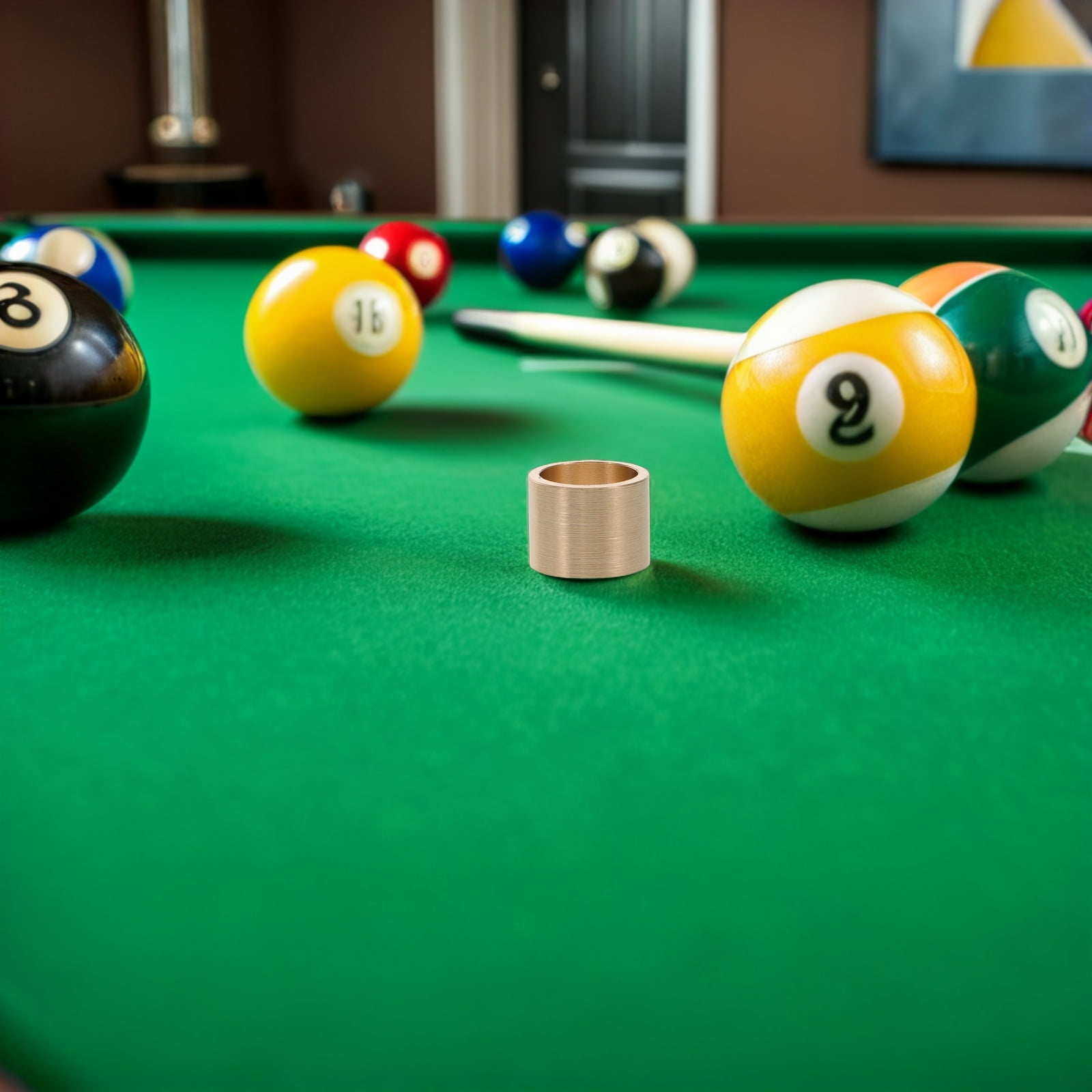 TABLZONE Pool Cue Accessories Copper Ferrule Secure Fit Versatile Application 10Pcs - Walmart.com