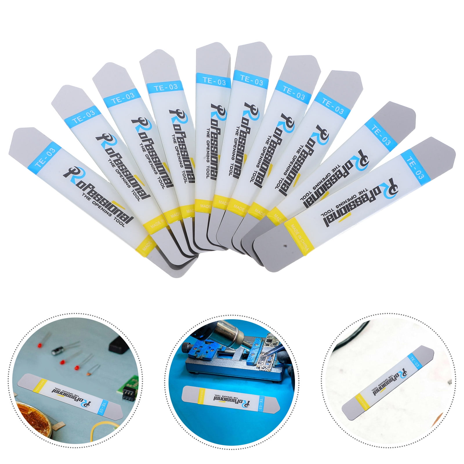 TABLZONE 10-Piece Stainless Steel Electronics Repair Tool Set with ...