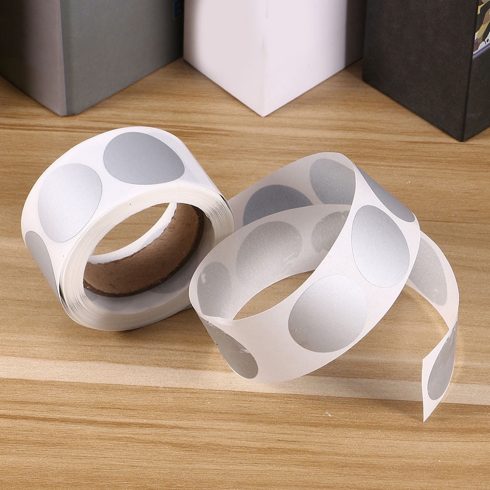 TABLZONE 1200Pcs Raffle Card Scratch Off Stickers Round Circle Adhesive ...