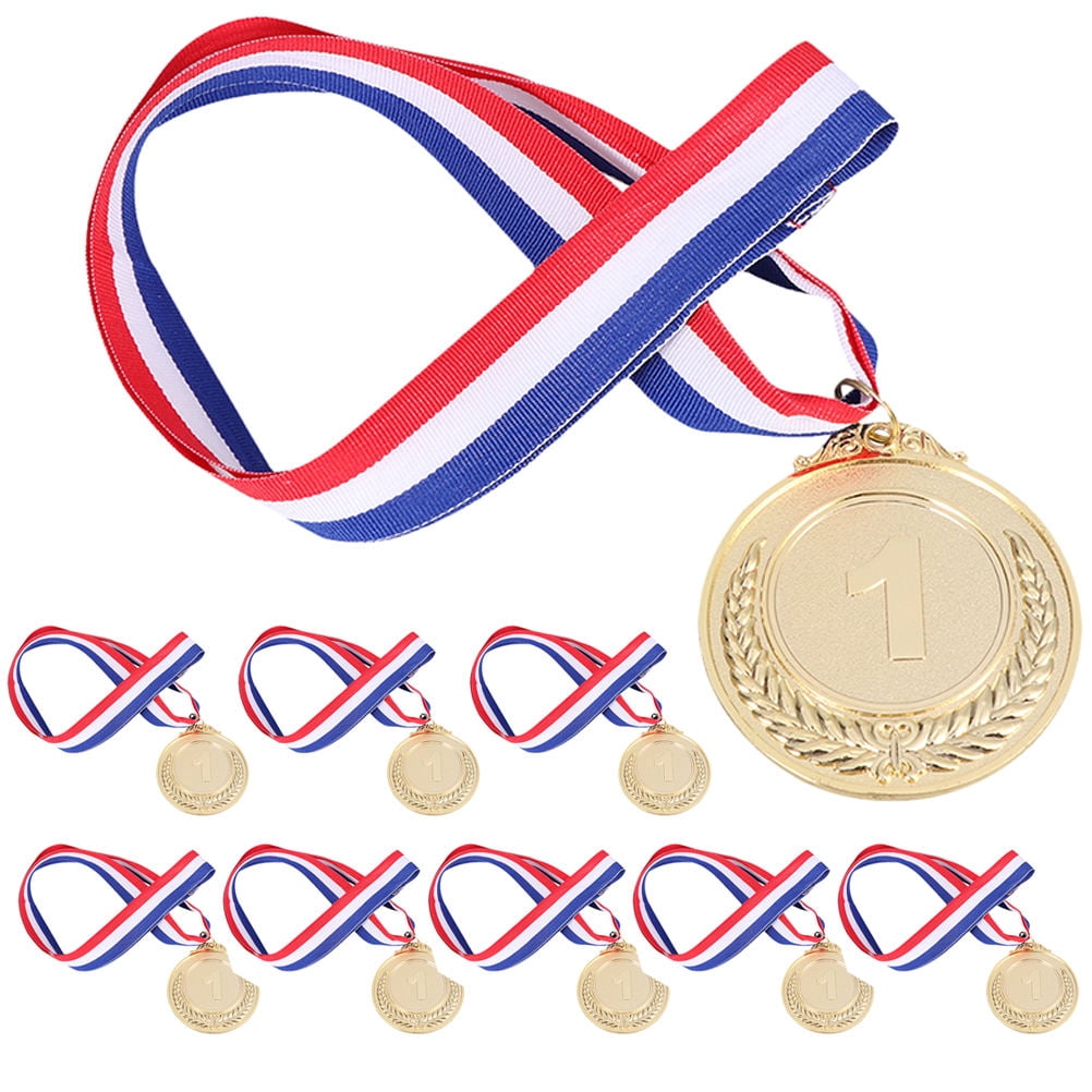 TABLZONE Golden Metal Medals for School Sports and Awards Elegant Decor ...