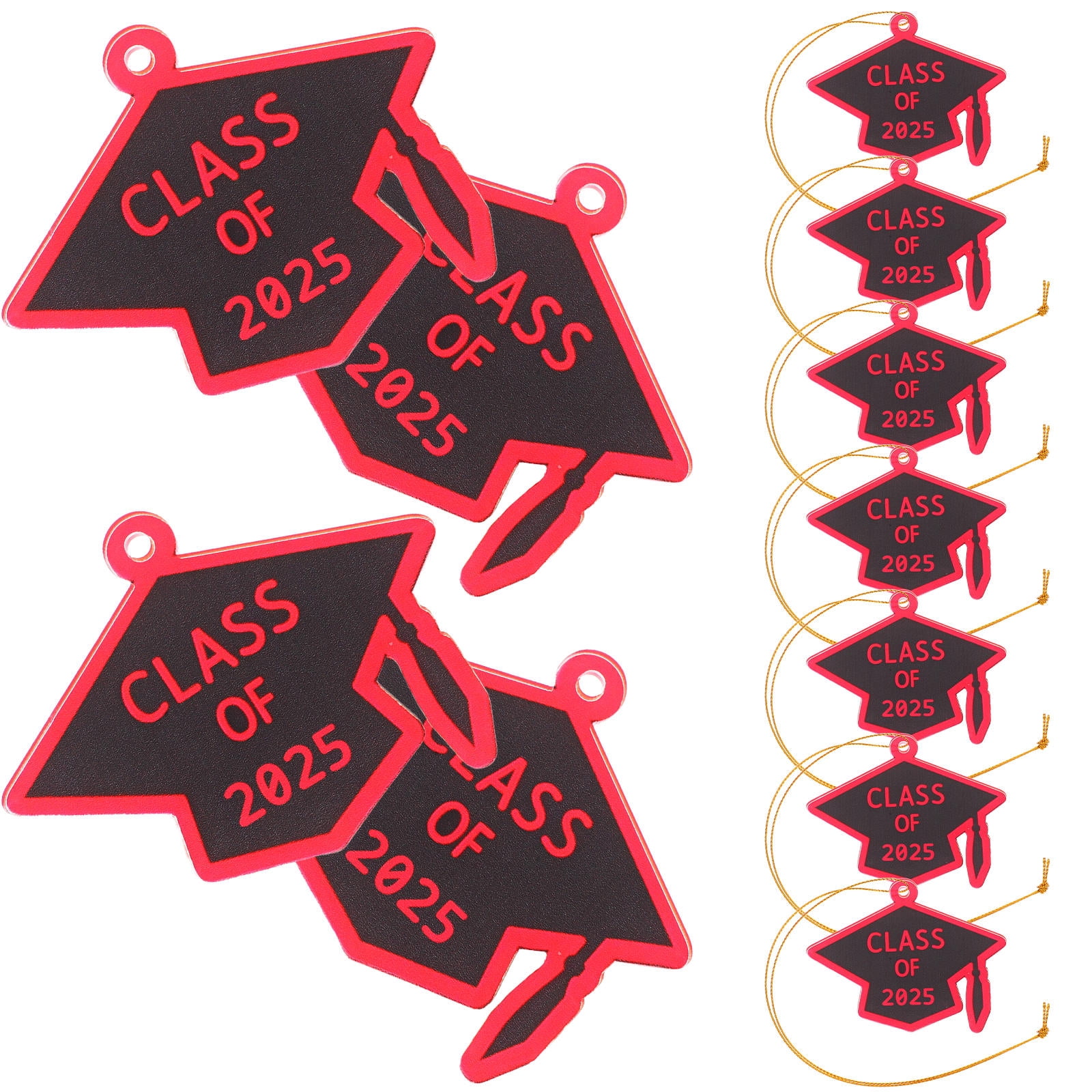 TABLZONE 12-Pack Graduation Keychains Acrylic Keepsake Accessories for ...