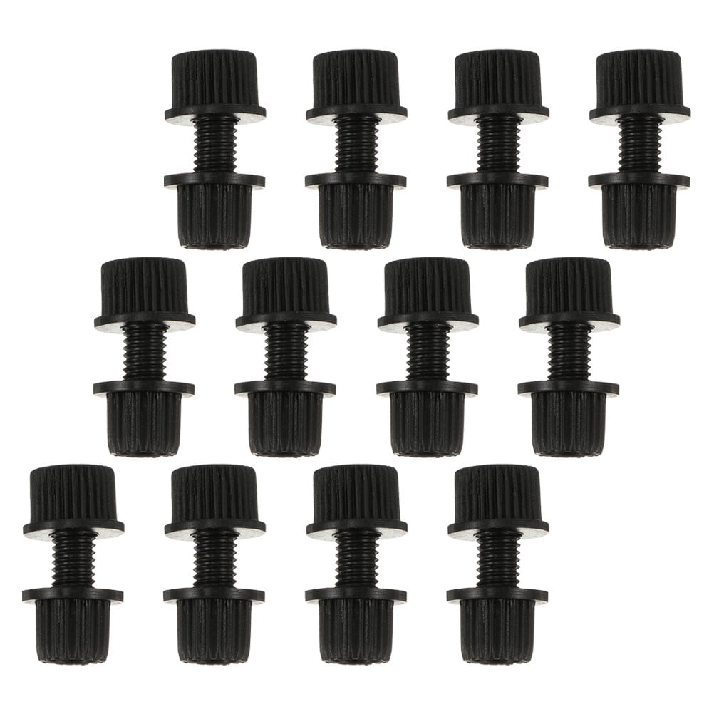 TABLZONE Nylon Motorcycle License Plate Screws Black for Various Models ...