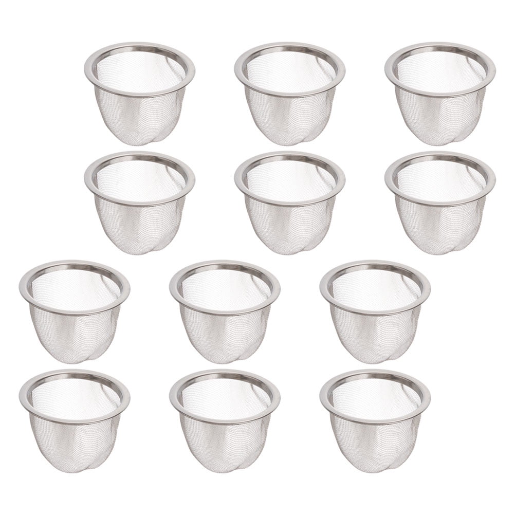 TABLZONE 12-Pack Stainless Steel Tea Strainers with Fine Mesh Infusers ...